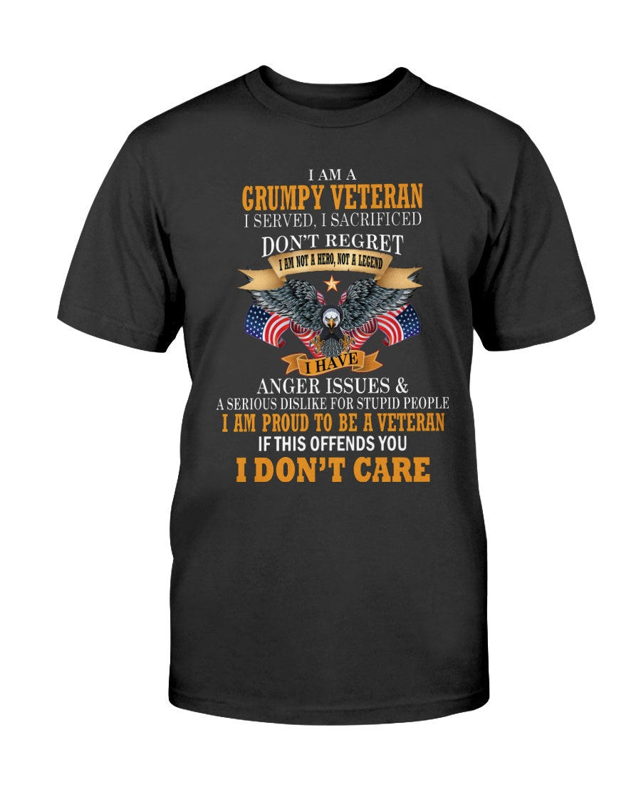 I Am A Grumpy Veteran Shirt , Veteran Shirts For Men Women, Veteran Gi ...